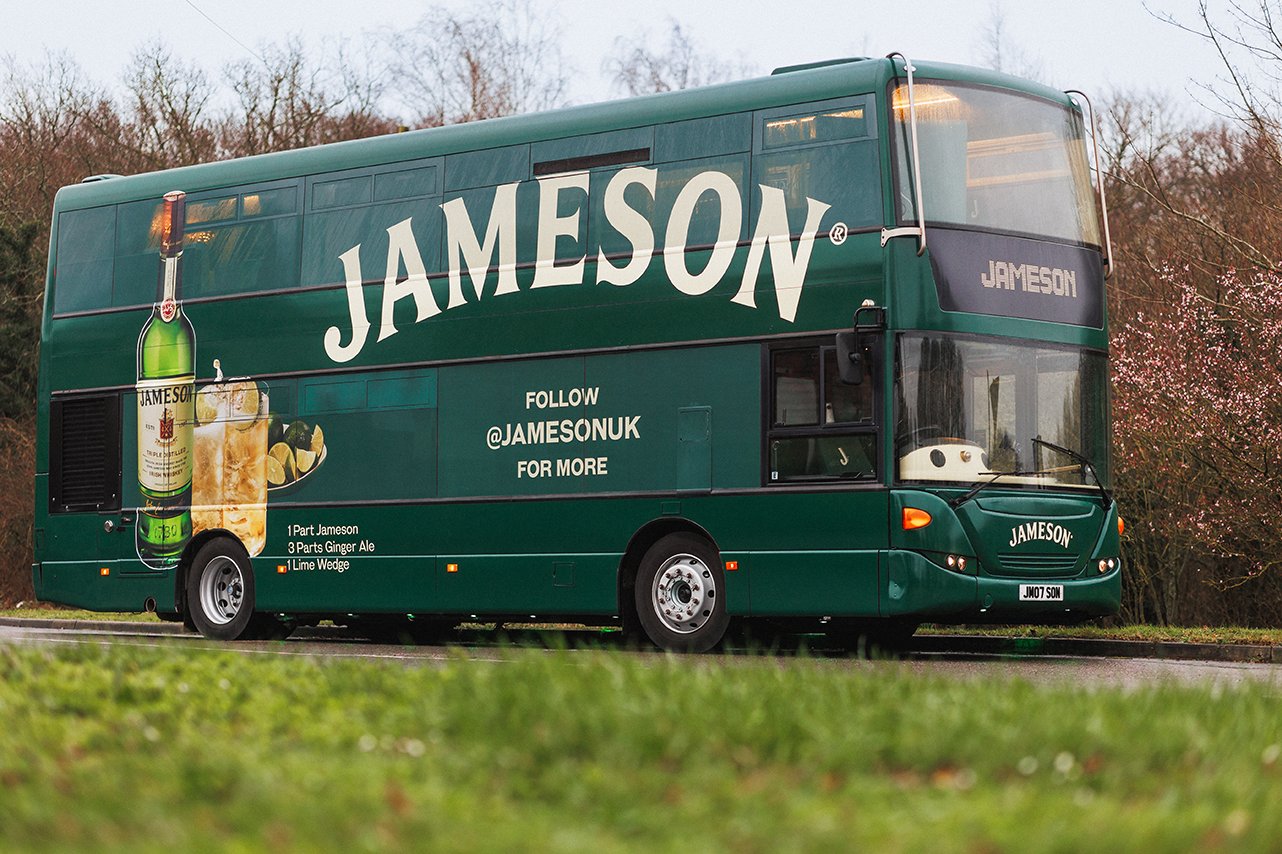 All Aboard...the Jameson bus! - Jameson Whiskey