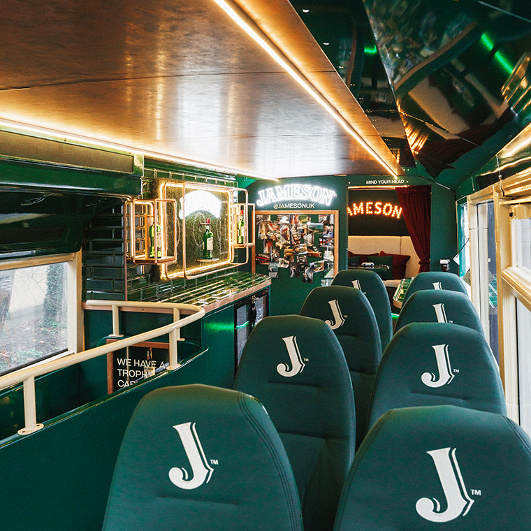 All Aboard...the Jameson bus! - Jameson Whiskey